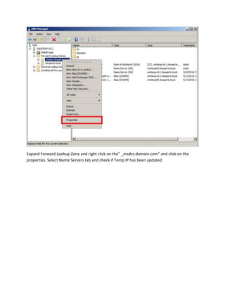 Step by step guide to switch ip address of 2 domain controllers | PDF
