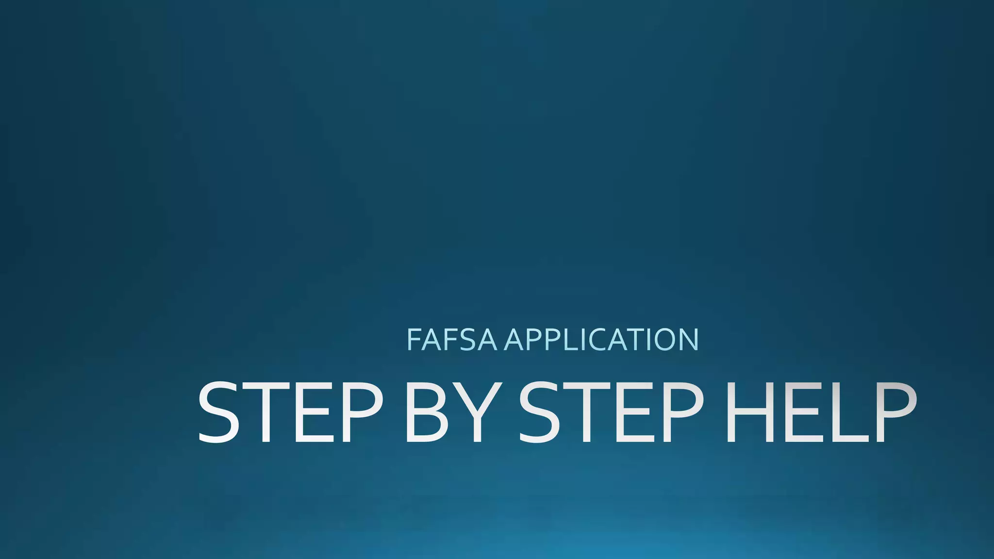 Step by step help | PPT