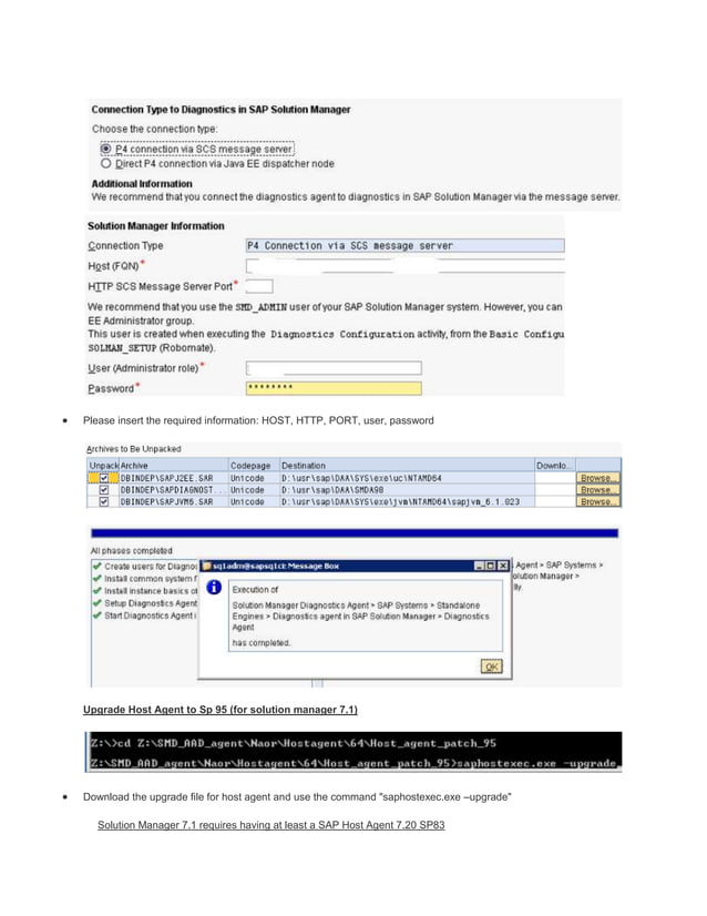 Step by step how to install diagnostic agent | DOCX