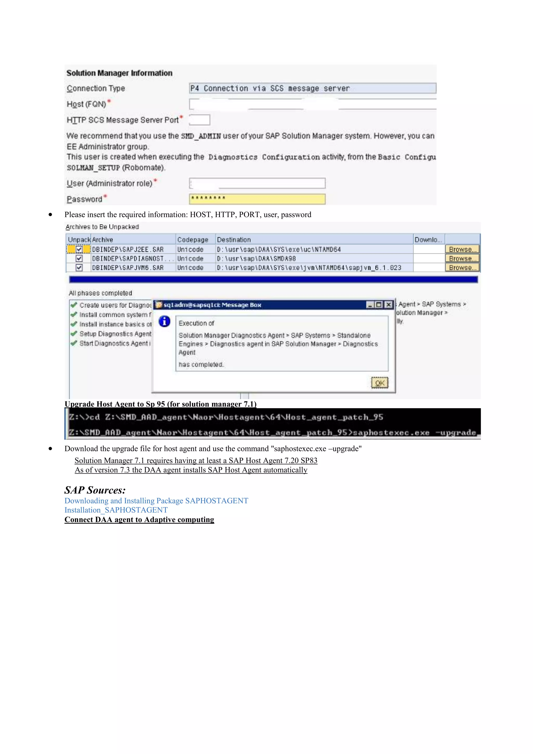 Step by step how to install diagnostic agent | DOCX