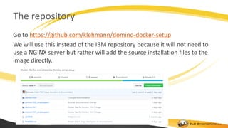 Step by step installation domino on docker | PPTX