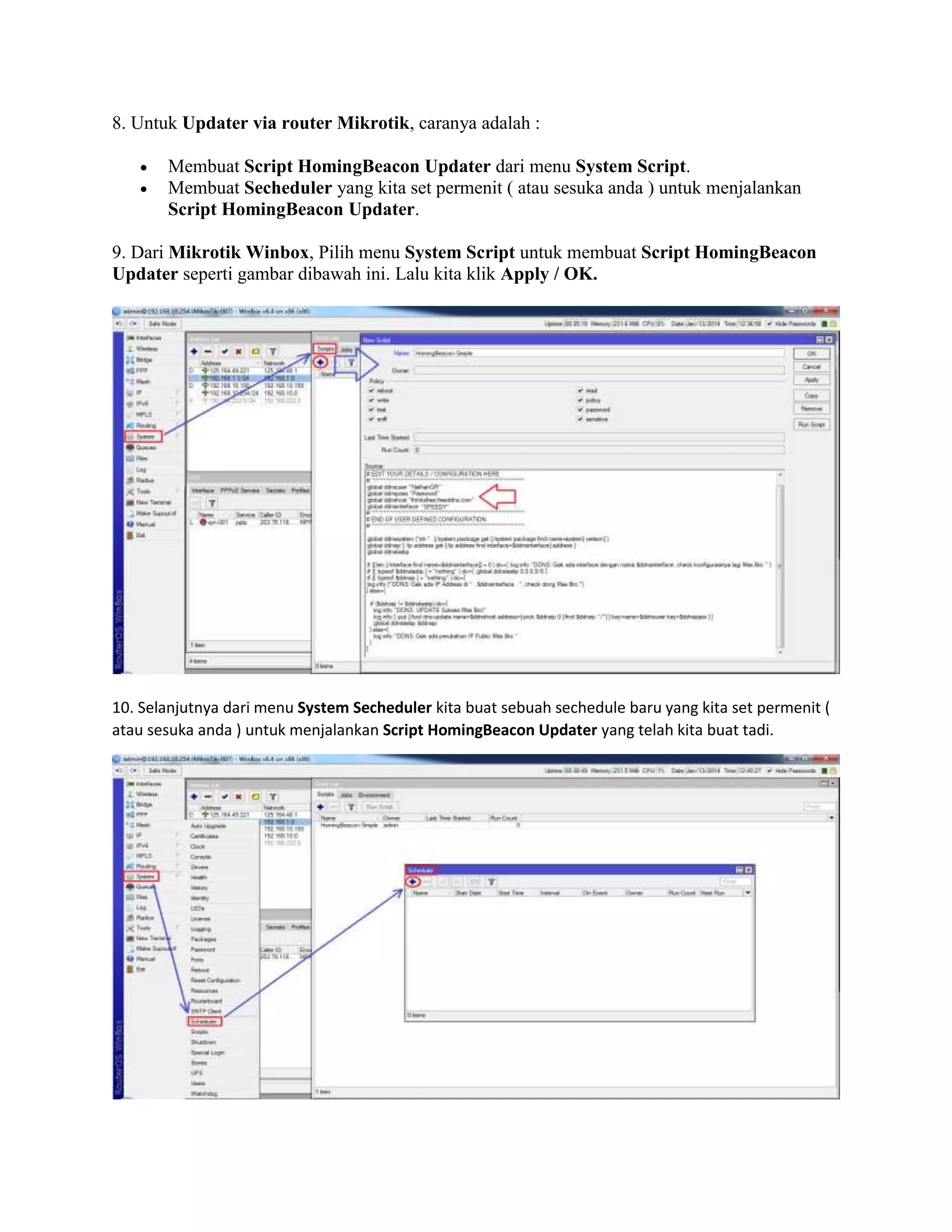 Step by step konfigurasi auto update ip public dynamic dengan freeddns ...