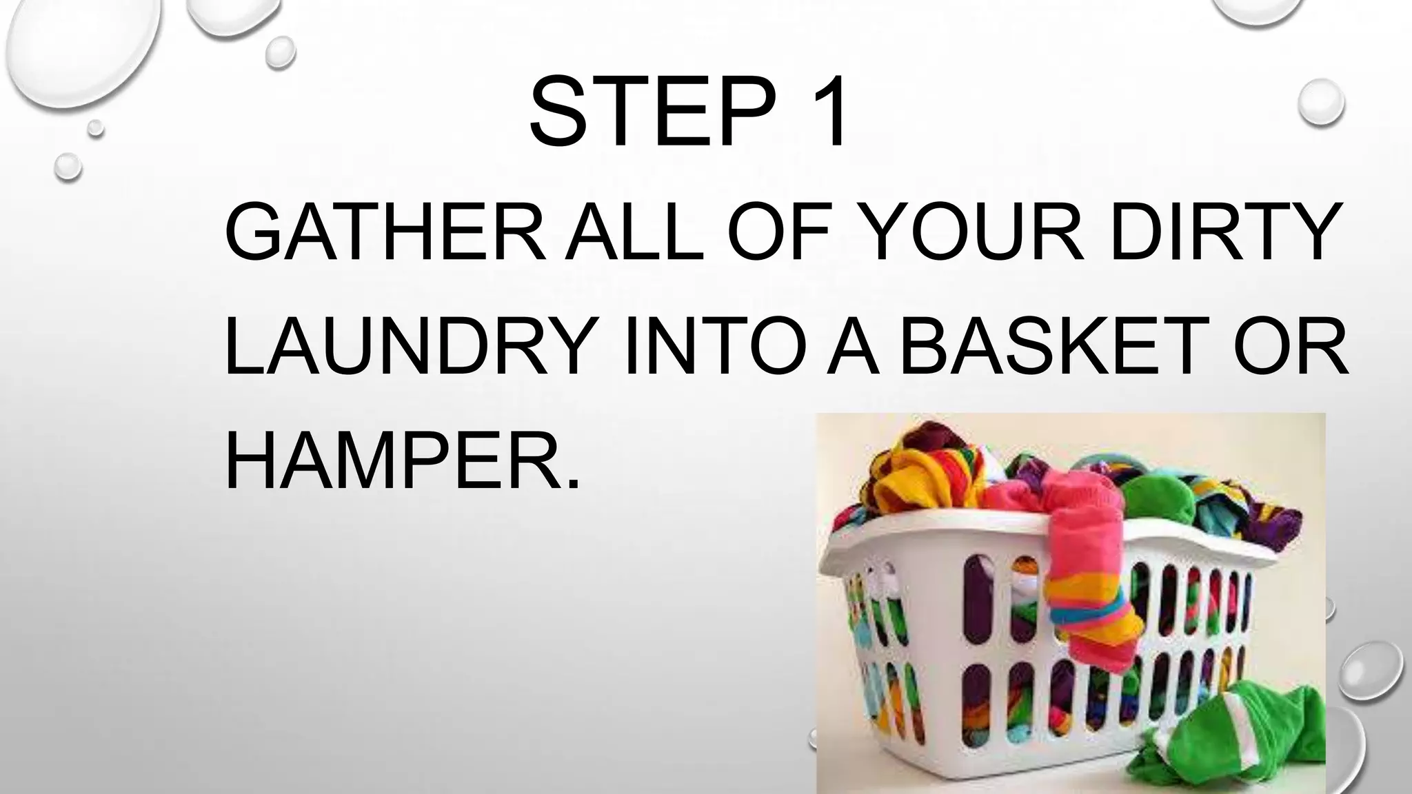 Step by step laundry (picture prompts) | PPTX