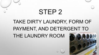 Step by step laundry (picture prompts) | PPTX