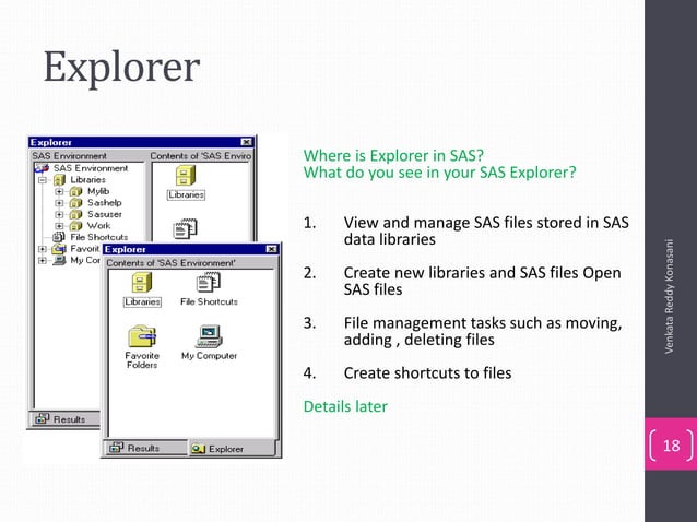SAS basics Step by step learning | PPTX