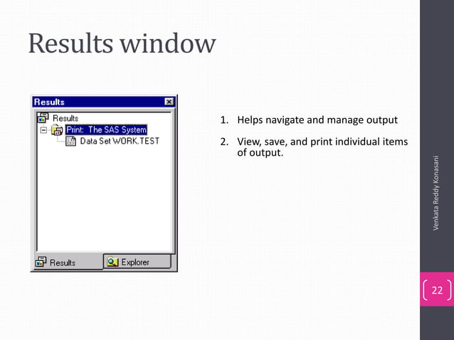 SAS basics Step by step learning | PPTX