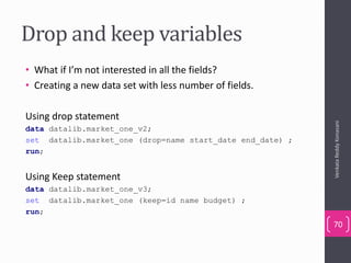SAS basics Step by step learning | PPT