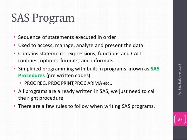 SAS basics Step by step learning
