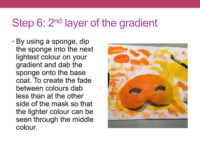 Step by step masquerade | PPT