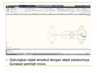 Step by step menggambar objek di auto cad 2010 | PPTX