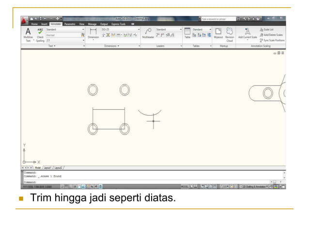 Step by step menggambar objek di auto cad 2010 | PPT