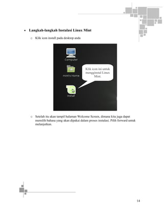 Step by step mengistall linux mint | PDF