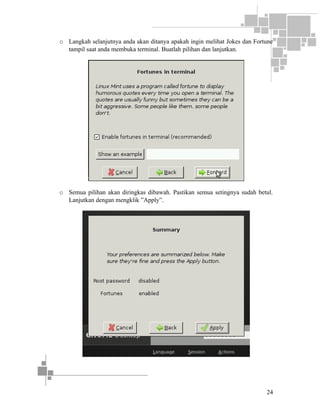 Step by step mengistall linux mint | PDF