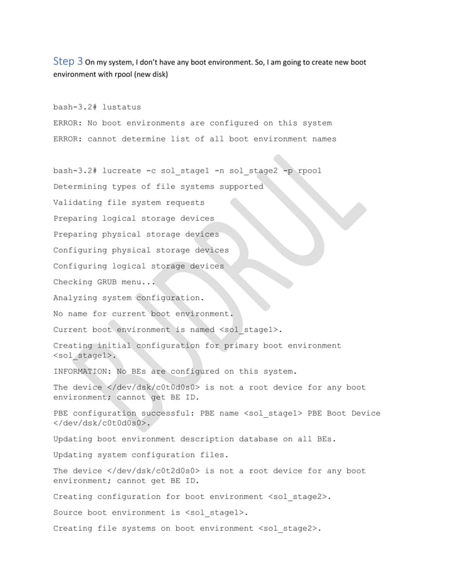Step By Step Migration Ufs To Zfs File System On Solaris 10 Pdf