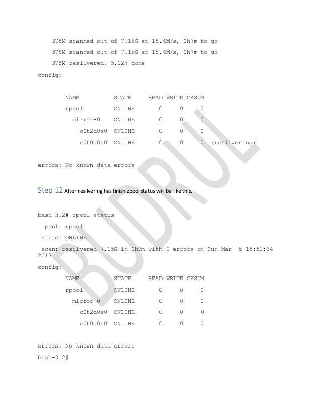 Step By Step Migration Ufs To Zfs File System On Solaris 10