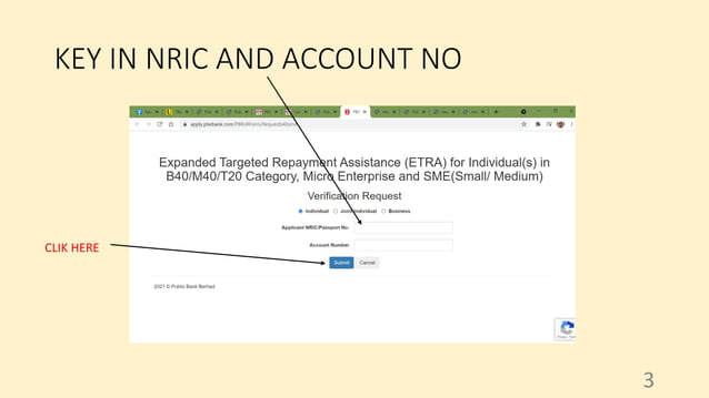 Step by step moratorium public bank 2021 | PDF