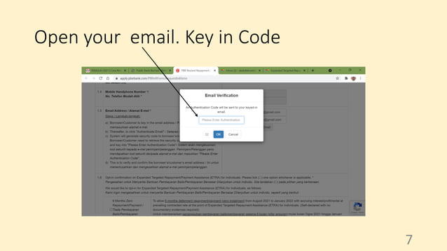Step by step moratorium public bank 2021 | PDF