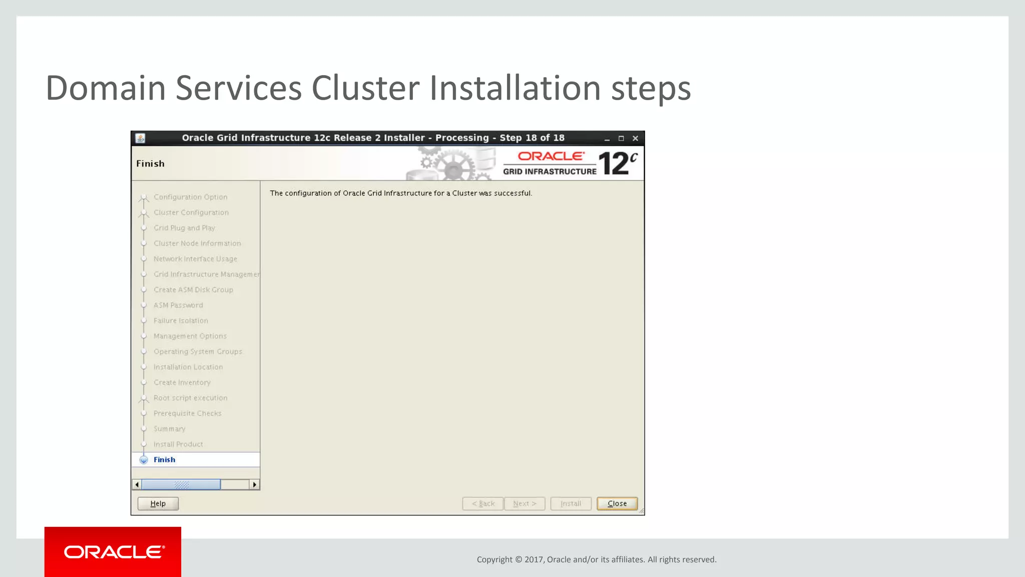 Step by Step instructions to install Cluster Domain deployment model | PPT