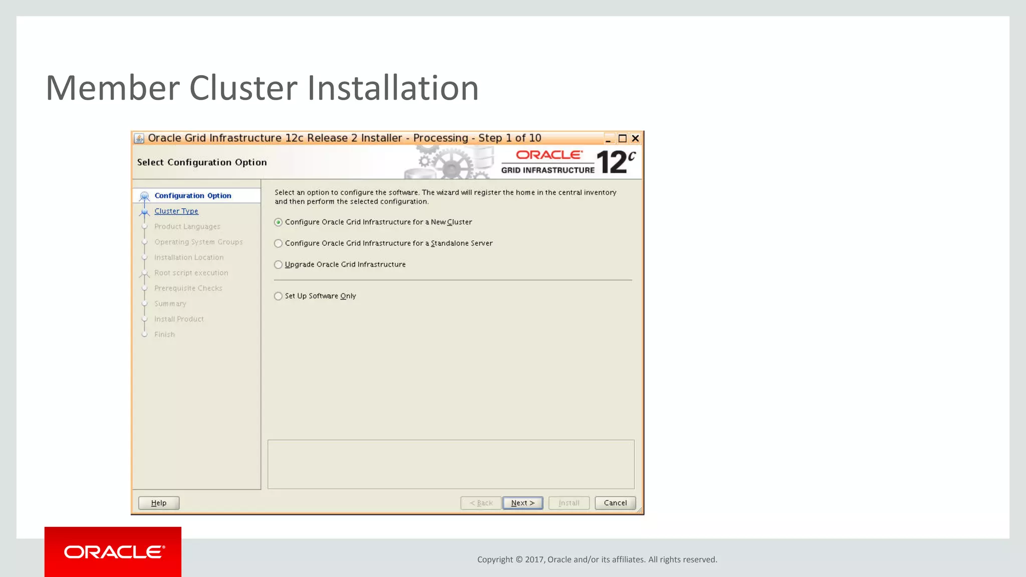 Step by Step instructions to install Cluster Domain deployment model | PPT
