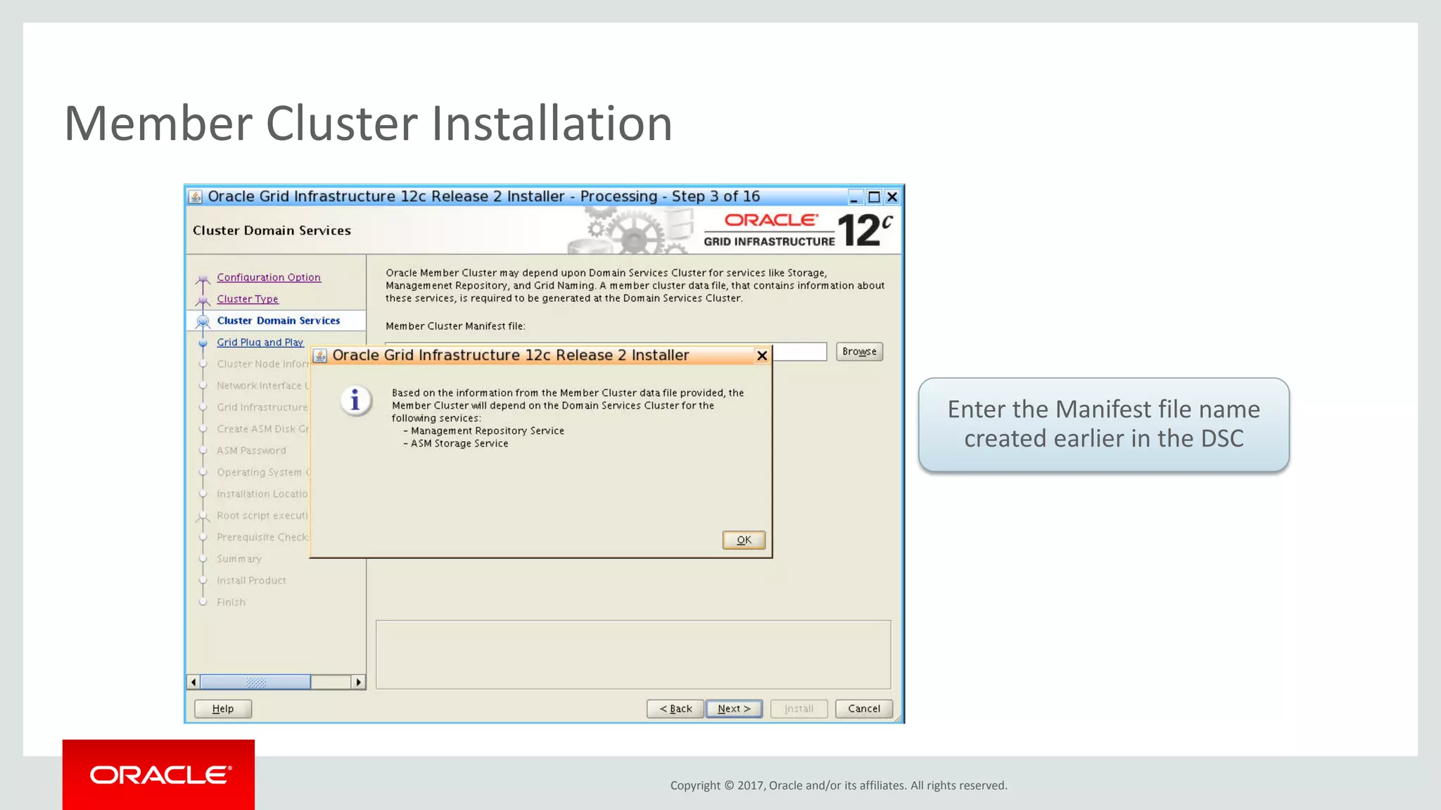 Step by Step instructions to install Cluster Domain deployment model | PPT