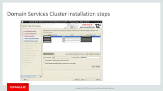 Step by Step instructions to install Cluster Domain deployment model | PPT