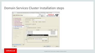 Step by Step instructions to install Cluster Domain deployment model | PPT