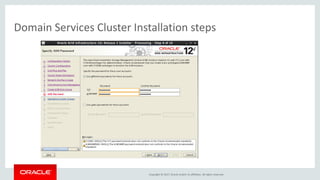 Step by Step instructions to install Cluster Domain deployment model | PPT