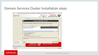 Step by Step instructions to install Cluster Domain deployment model | PPT
