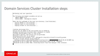Step by Step instructions to install Cluster Domain deployment model | PPT