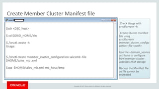 Step by Step instructions to install Cluster Domain deployment model | PPT