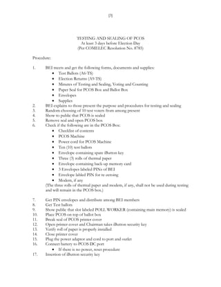 Step by step on election day | DOC