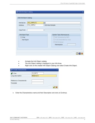 Step by step procedure for loading of data from the flat file to the master data text tables | PDF