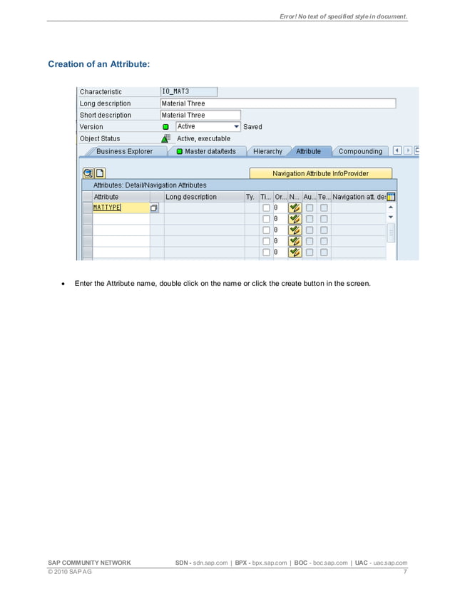 Step by step procedure for loading of data from the flat file to the master data text tables | PDF