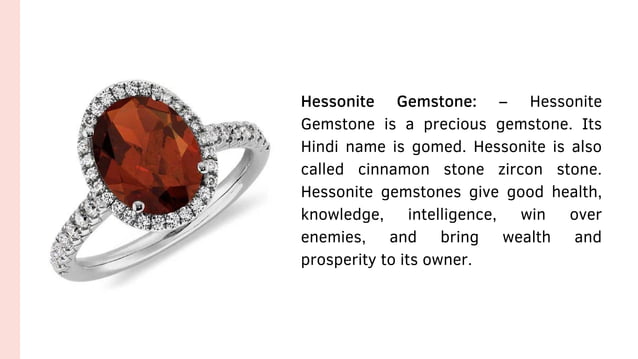 Step by step procedure to wear hessonite gemstone | PPT