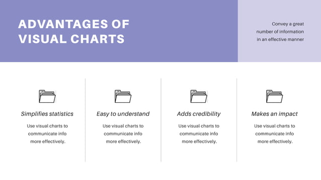 Step by Step Process Chart Visual Charts Presentation in Purple Violet ...