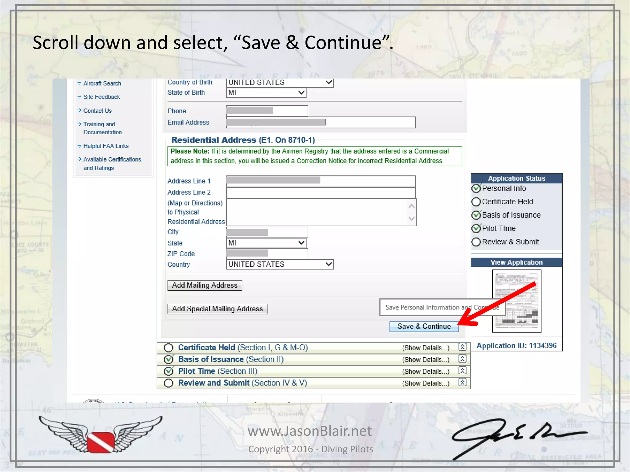 Step by step process for issuance of student pilot certificates using ...