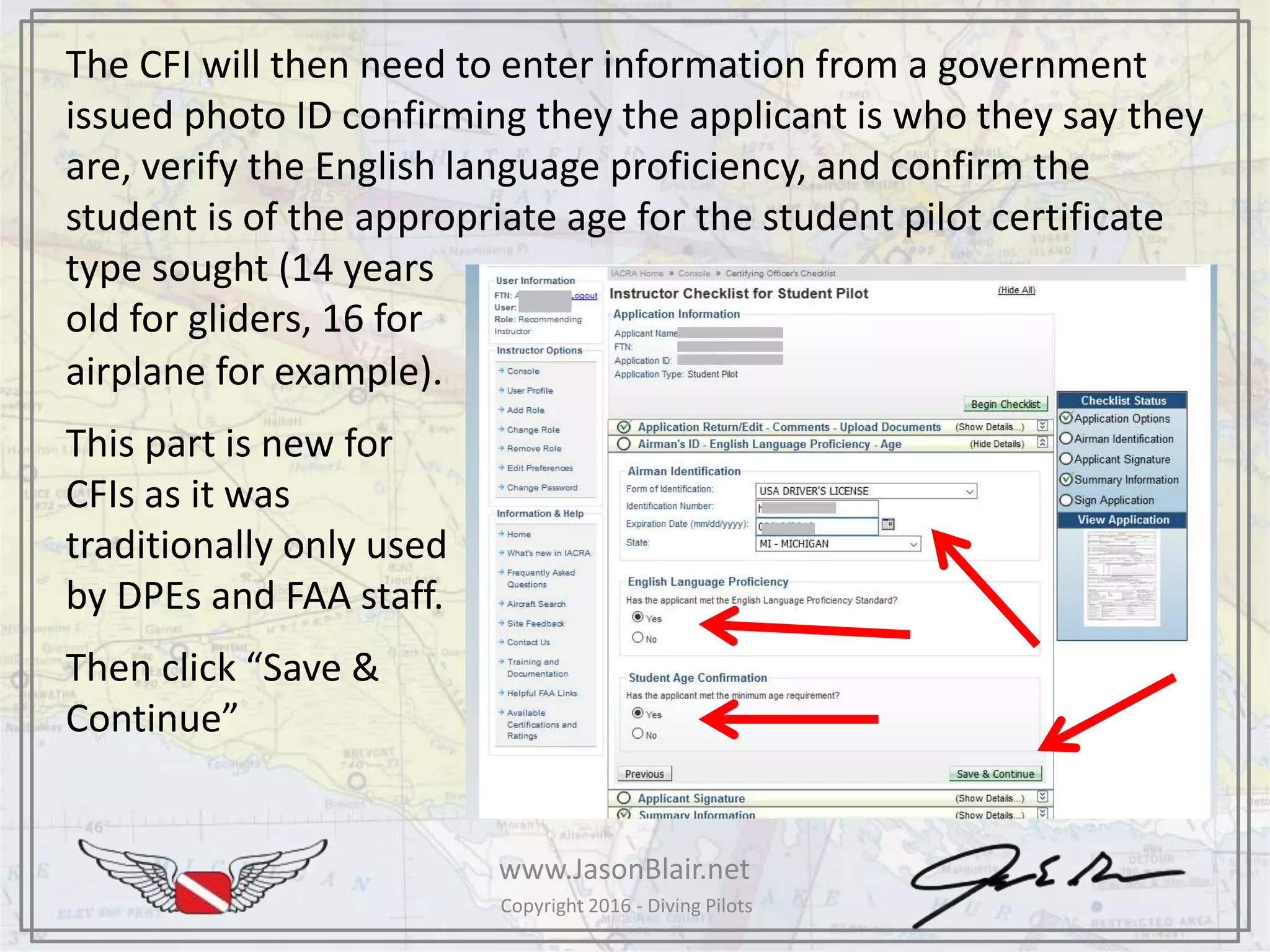 Step by step process for issuance of student pilot certificates using ...