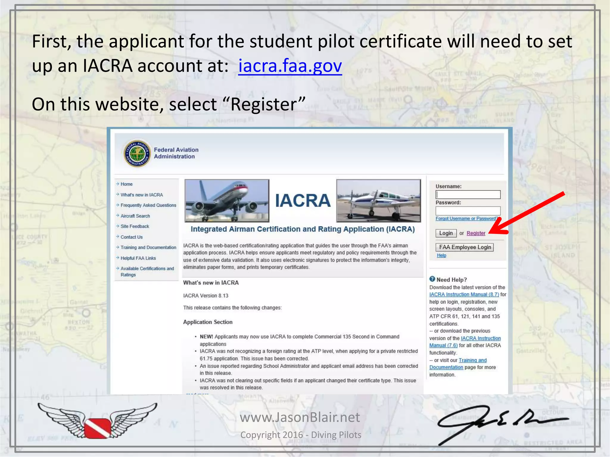 Step by step process for issuance of student pilot certificates using ...