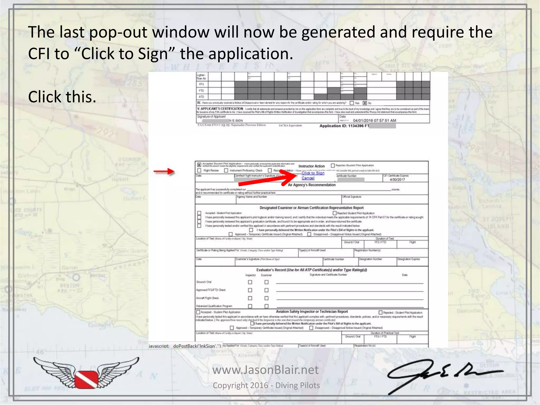 Step by step process for issuance of student pilot certificates using ...