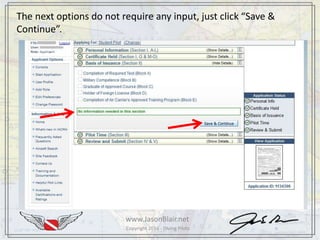 Step by step process for issuance of student pilot certificates using ...