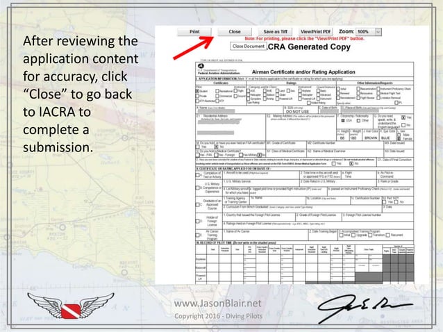 Step by step process for issuance of student pilot certificates using ...