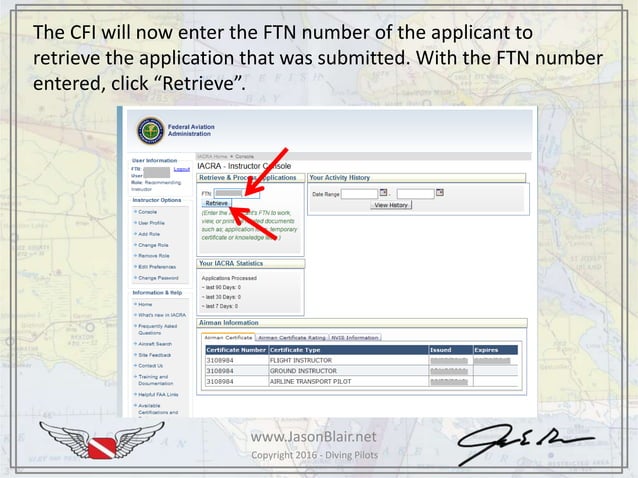Step by step process for issuance of student pilot certificates using ...