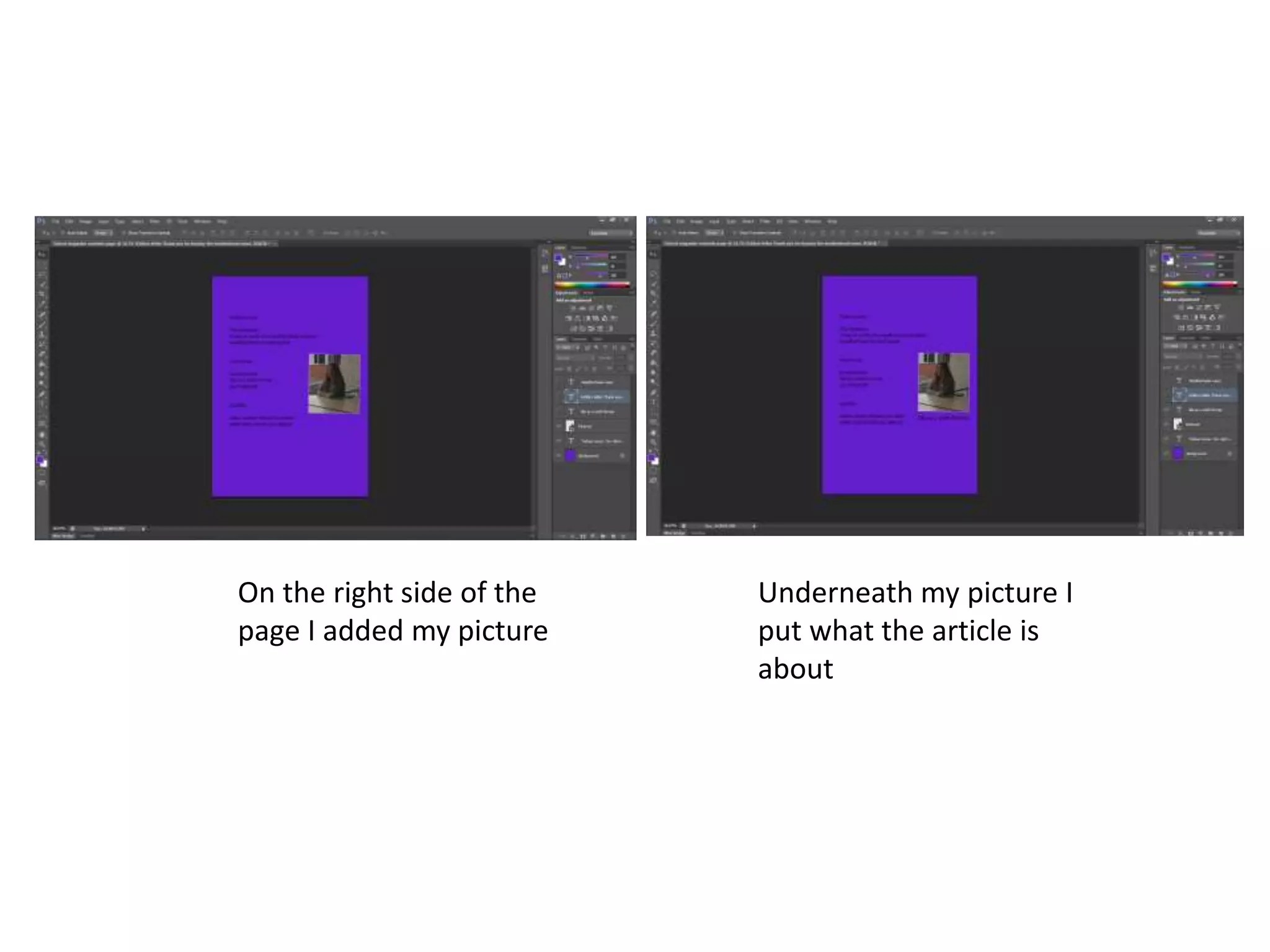 Step by step process of my school magazine | PPTX