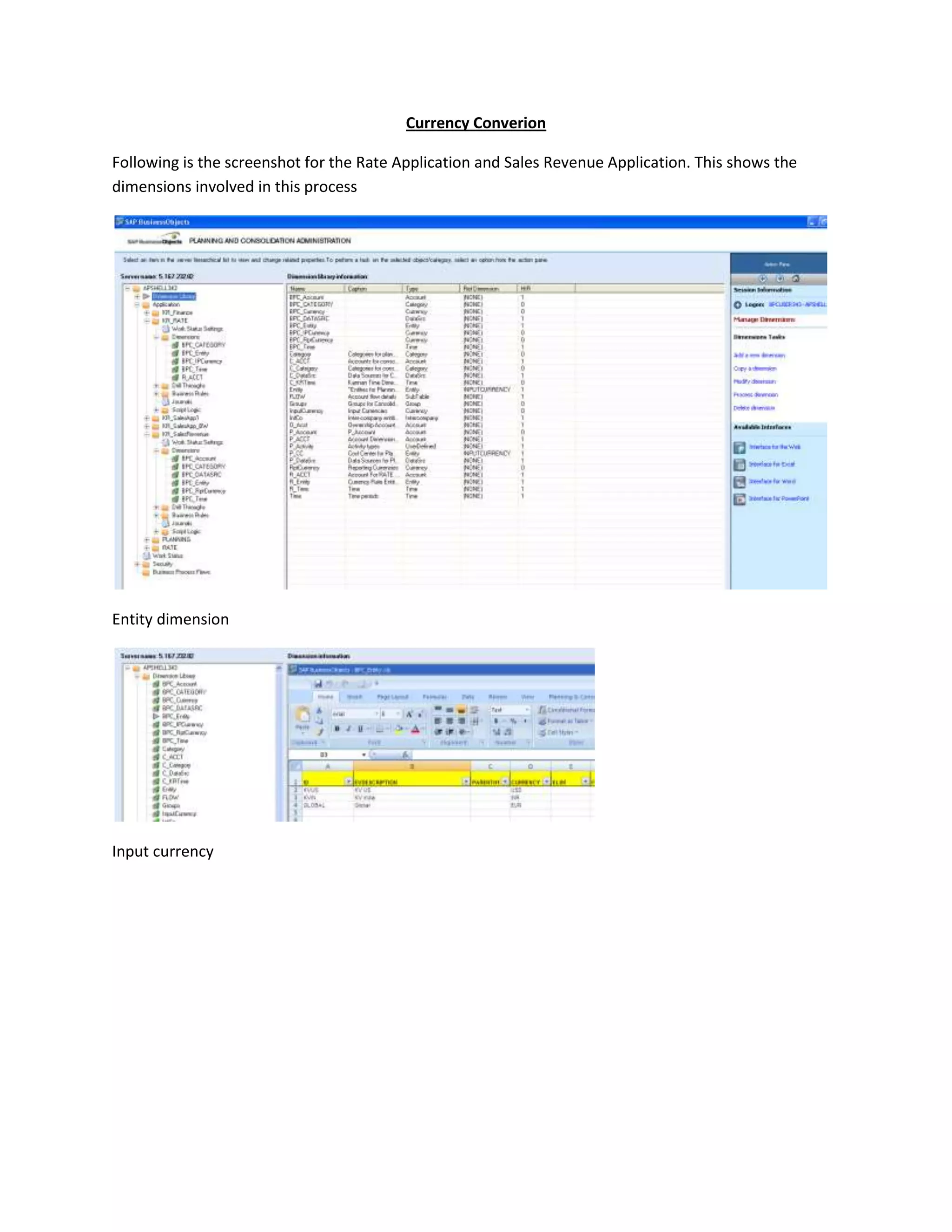 Currency Conversion - SAP BPC | DOCX