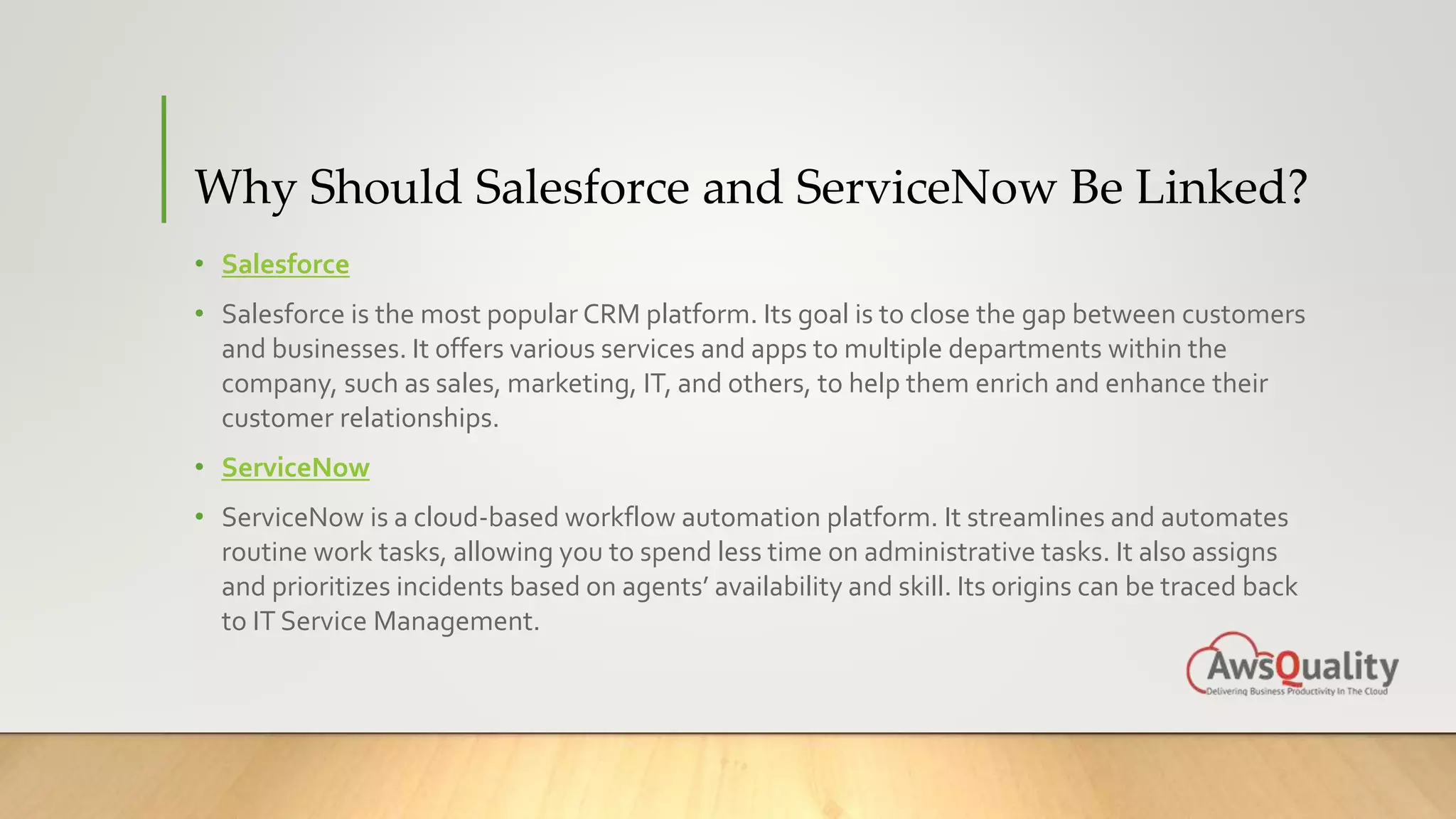 Step by Step ServiceNow Integration with Salesforce.pptx