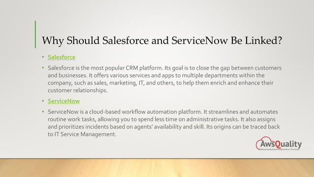 Step by Step ServiceNow Integration with Salesforce.pptx