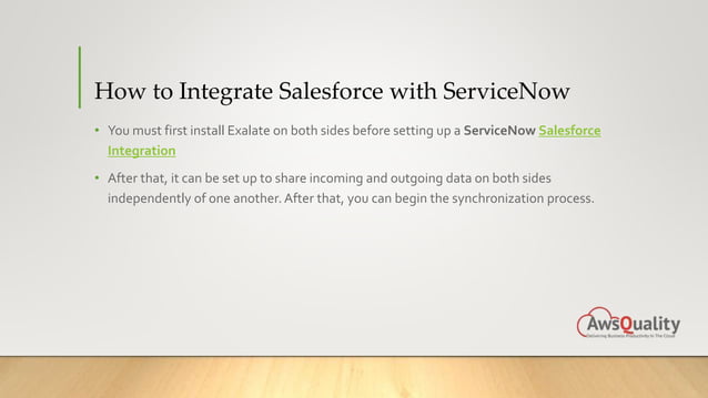 Step by Step ServiceNow Integration with Salesforce.pptx