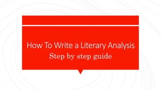 Step by Step To Analysing an excerpt.pptx