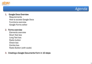 Step By Step To Create A Form Based On Google Docs | PPTX