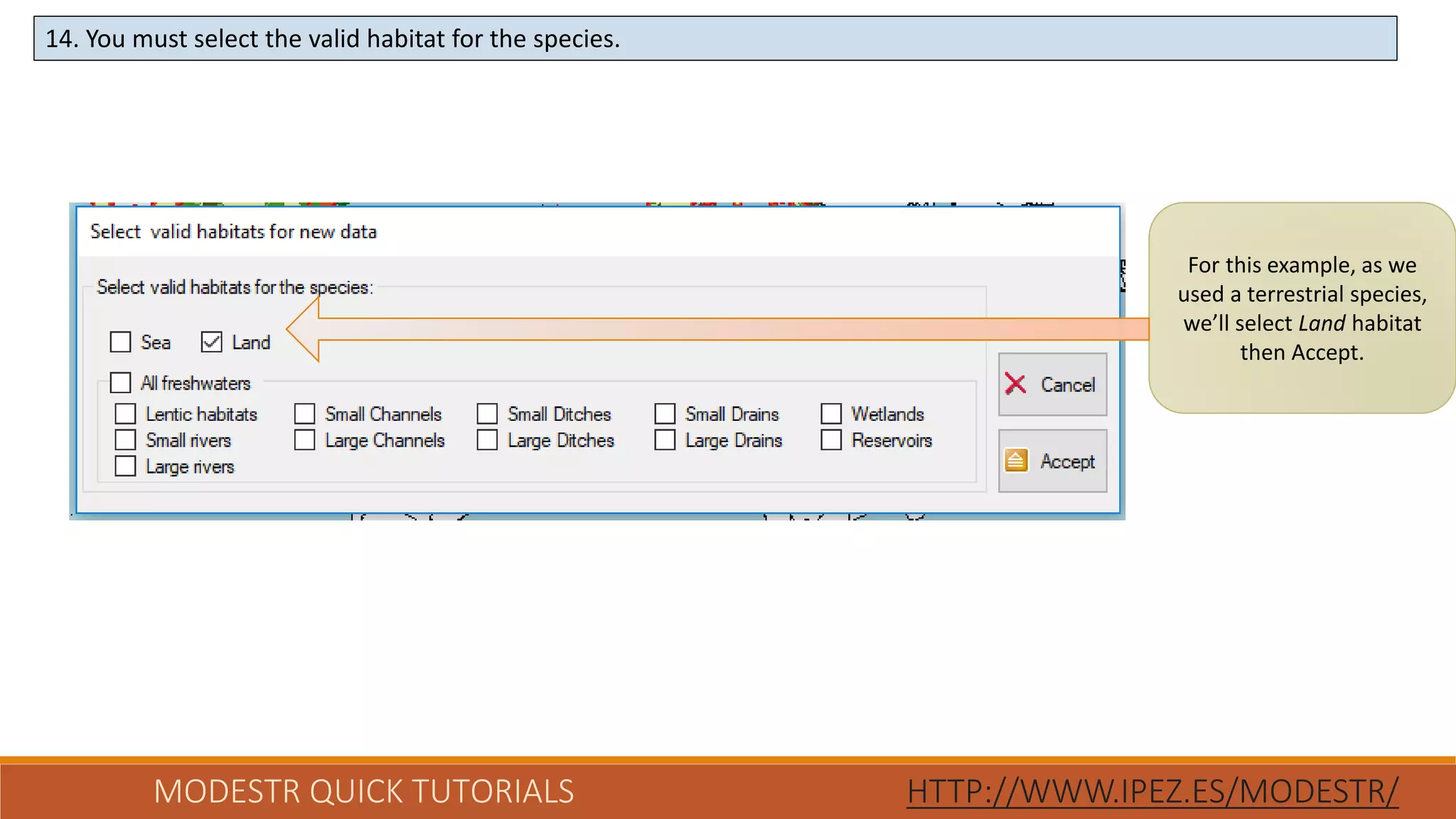 15. Locating species occupied river basins with ModestR (Version ...